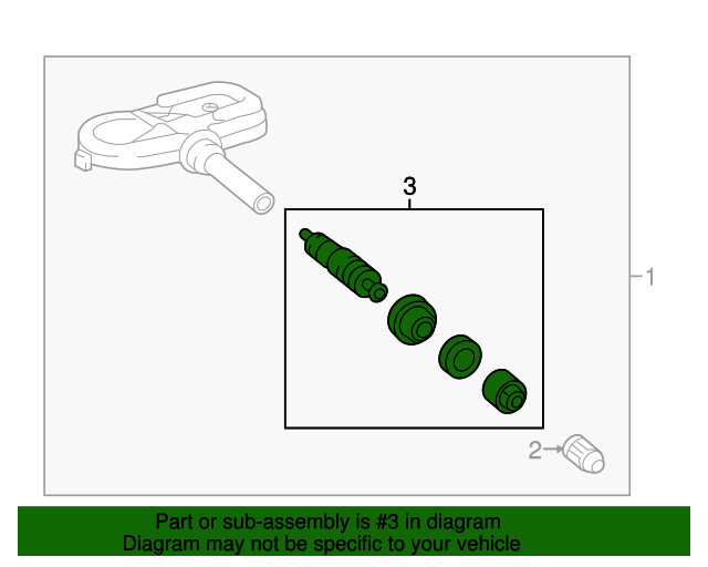 04423-0E010 - Tire Pressure Monitoring System Sensor Service Kit 2004 ...