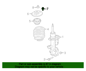 Genuine OEM Ford Part - Upper Mount Bolt W716467-S442 | Genuine OEM ...
