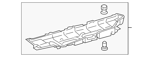 2014-2019 Toyota Highlander Under Cover 58165-0E041 | Toyota Parts