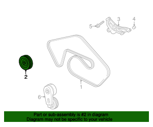 Genuine OEM Pulley Part# LR106769 Fits 2010-2024 Land Rover: Up To 35% ...