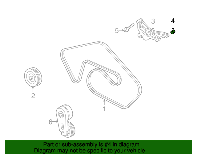 2010-2020 Land Rover Mount Bracket Pin PYU500020 | LandRoverParamusParts