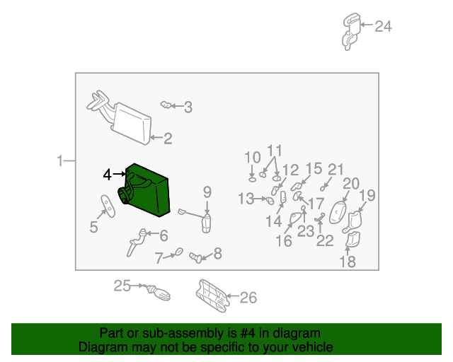 2001-2005 Hyundai Evaporator Core 97139-2D000 | OEM Parts Online