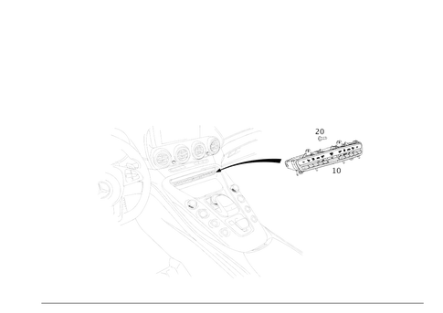 Operating Unit for 2020 Mercedes-Benz AMG® GT | Mercedes-Benz USA Parts