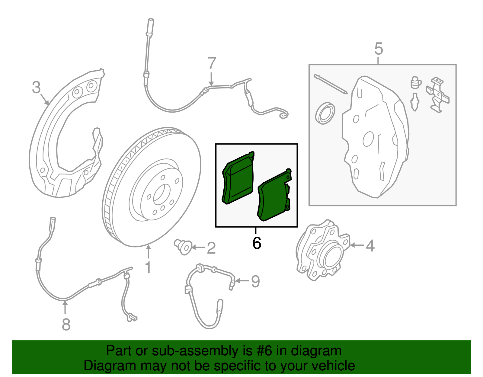 34-11-6-889-570 - 2017-2024 BMW - Brake Pads | BMWPartsHub