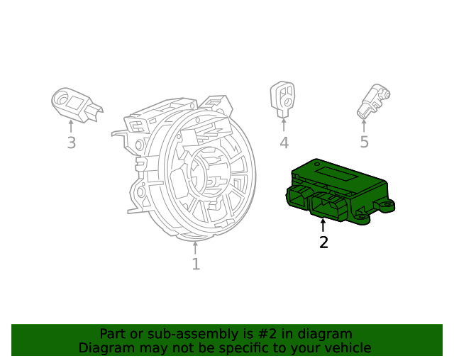 13524234 - Restraints Control Module 2017-2023 GM | Chevrolet Parts Direct