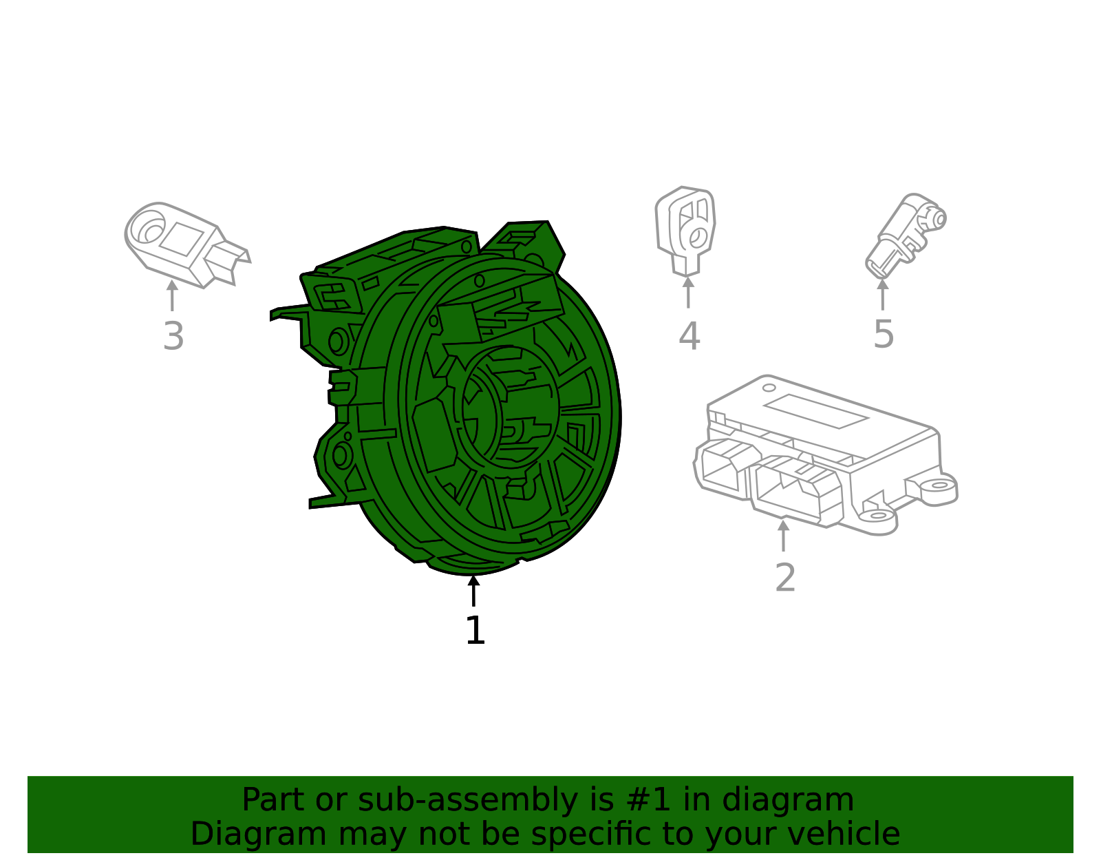 GM Parts | Clock Spring - (86507598) | GM Parts Store