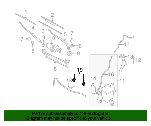 98630-1G100 - Washer Nozzle 2006-2011 Kia | Kia.Parts Store