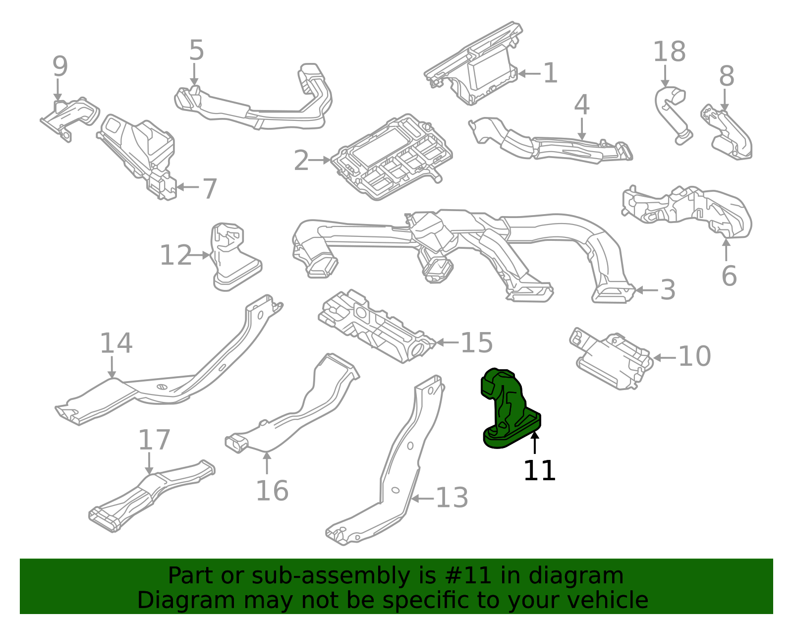 BDTS-61-274 - 2019-2024 Mazda - Heater Duct | Mazda Part Direct