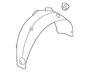 2022-2023 Hyundai Kona Wheelhouse Liner 86821-J9NA0 | OEM Parts Online