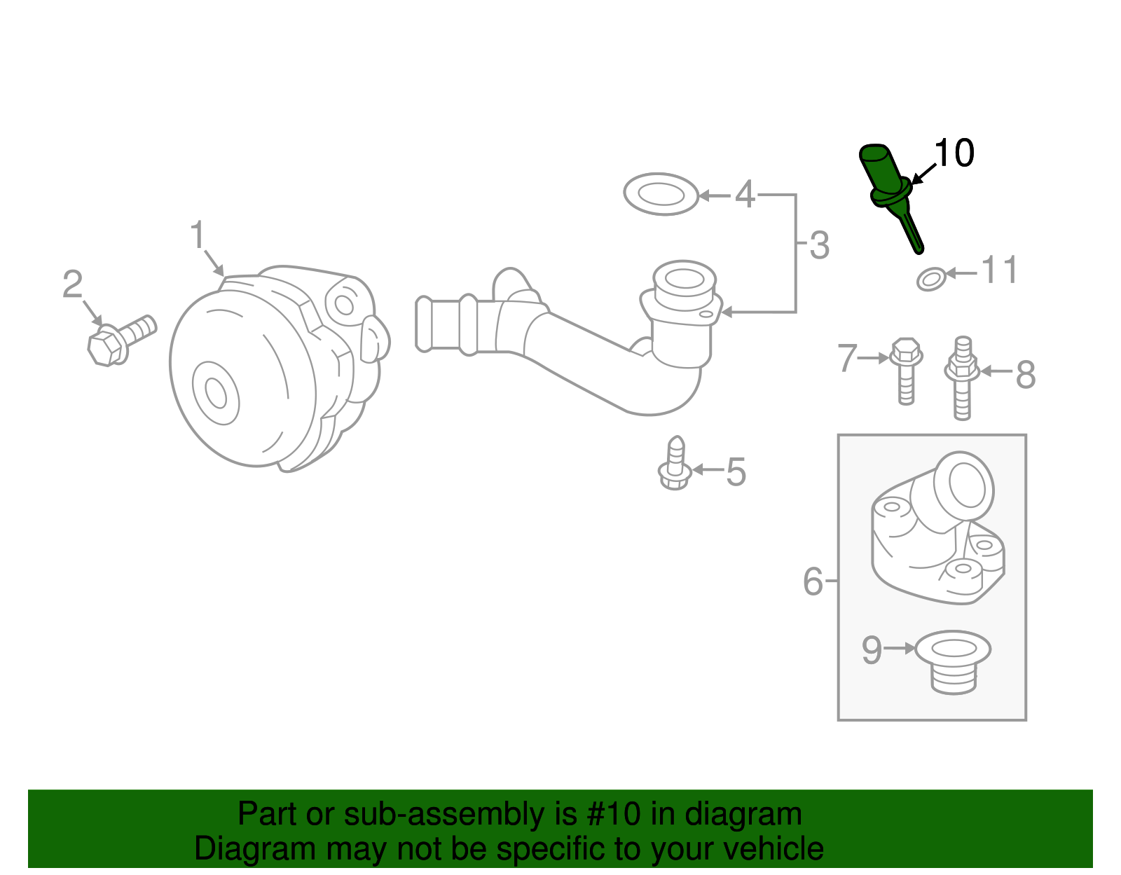 2016-2019 Nissan TITAN XD Temp Sensor 22630-EZ40A | Nissan Parts ...