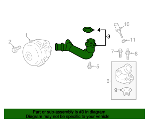 2018-2019 Nissan TITAN XD Water Inlet 13048-EZ40B | OEM Parts Online