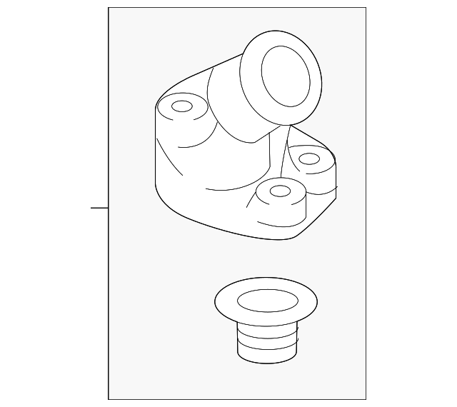 2016-2019 Nissan TITAN XD Thermostat Housing 11061-EZ40A | Nissan Parts ...