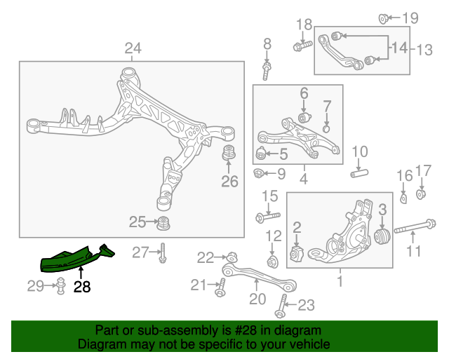 2012-2018 Audi Stone Guard 4G0-505-562-B | AutoNationParts.com
