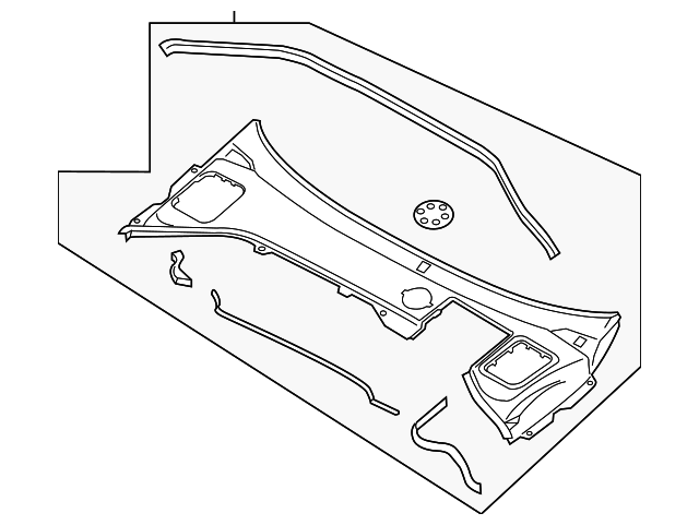 31402675 - Cowl Grille - 2013-2018 Volvo | Volvo OEM Parts Direct