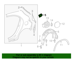 176-830-27-00-64 - Pressure Vent For 2014-2023 Mercedes-Benz | Mercedes ...