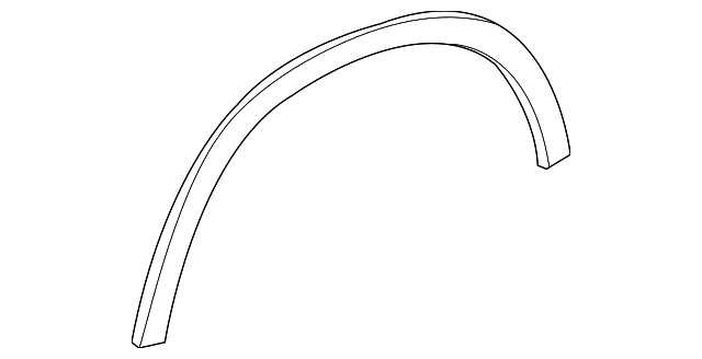 2015-2020 Mercedes-Benz Wheel Opening Molding 156-885-13-00 | MB OEM Parts