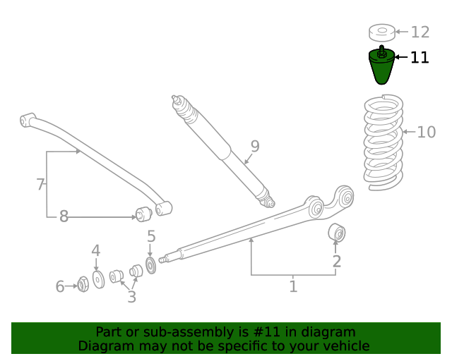 460-320-02-44-64 - Stopper 2002-2019 Mercedes-Benz | AutoNationParts.com