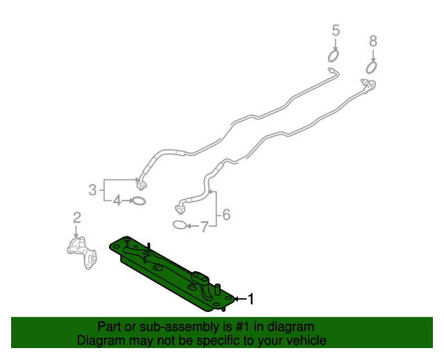 2007-2014 BMW Oil Cooler 17217553389 | OEM Parts Online