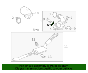 2020-2025 GM Catalytic Converter Gasket 13499082 GM | GMPartsDirect.com