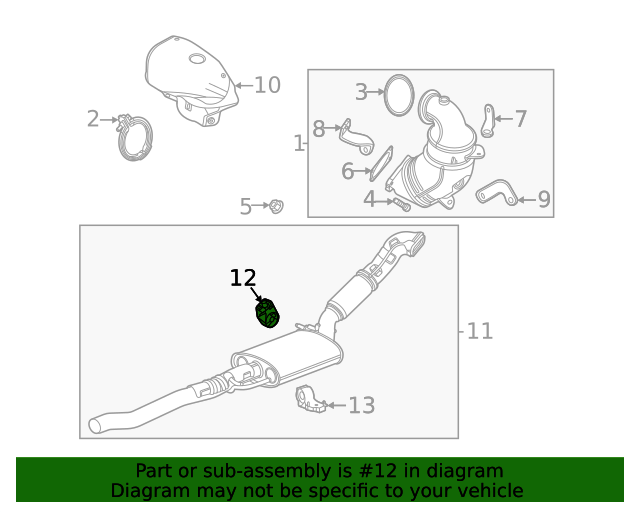 2020-2023 GM Exhaust Front Insulator 42747906 | Karl Kustoms OEM Parts