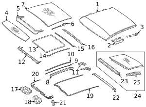 205-781-00-00 - Guide Rail 2015-2020 Mercedes-Benz | Mercedes-Benz USA ...