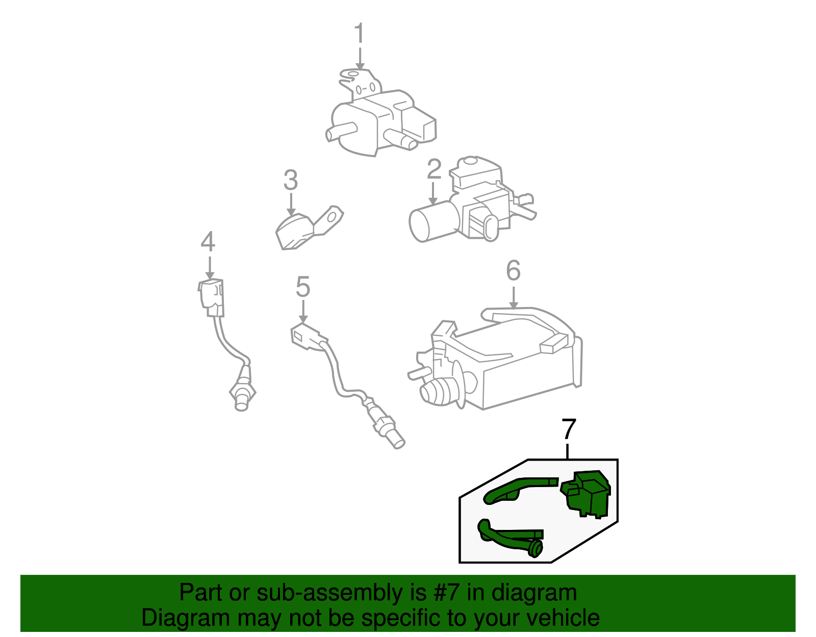 2007-2013 Toyota Tundra Vapor Hose, Use #(77706-0c050) For Filter 77754 ...