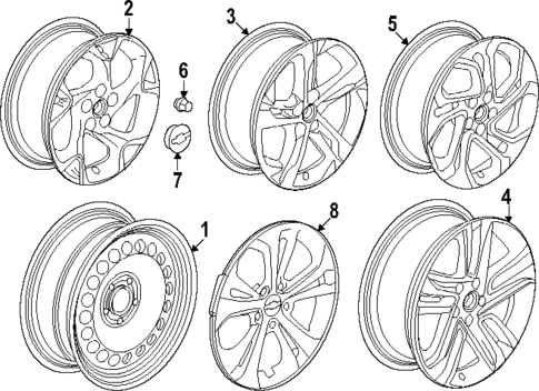 Wheels for 2024 Chevrolet Trax | GMPartsDirect.com