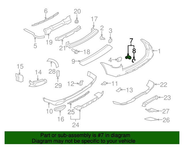 2008-2013 Porsche Parking Aid Sensor 955-606-275-06 | AutoNationParts.com