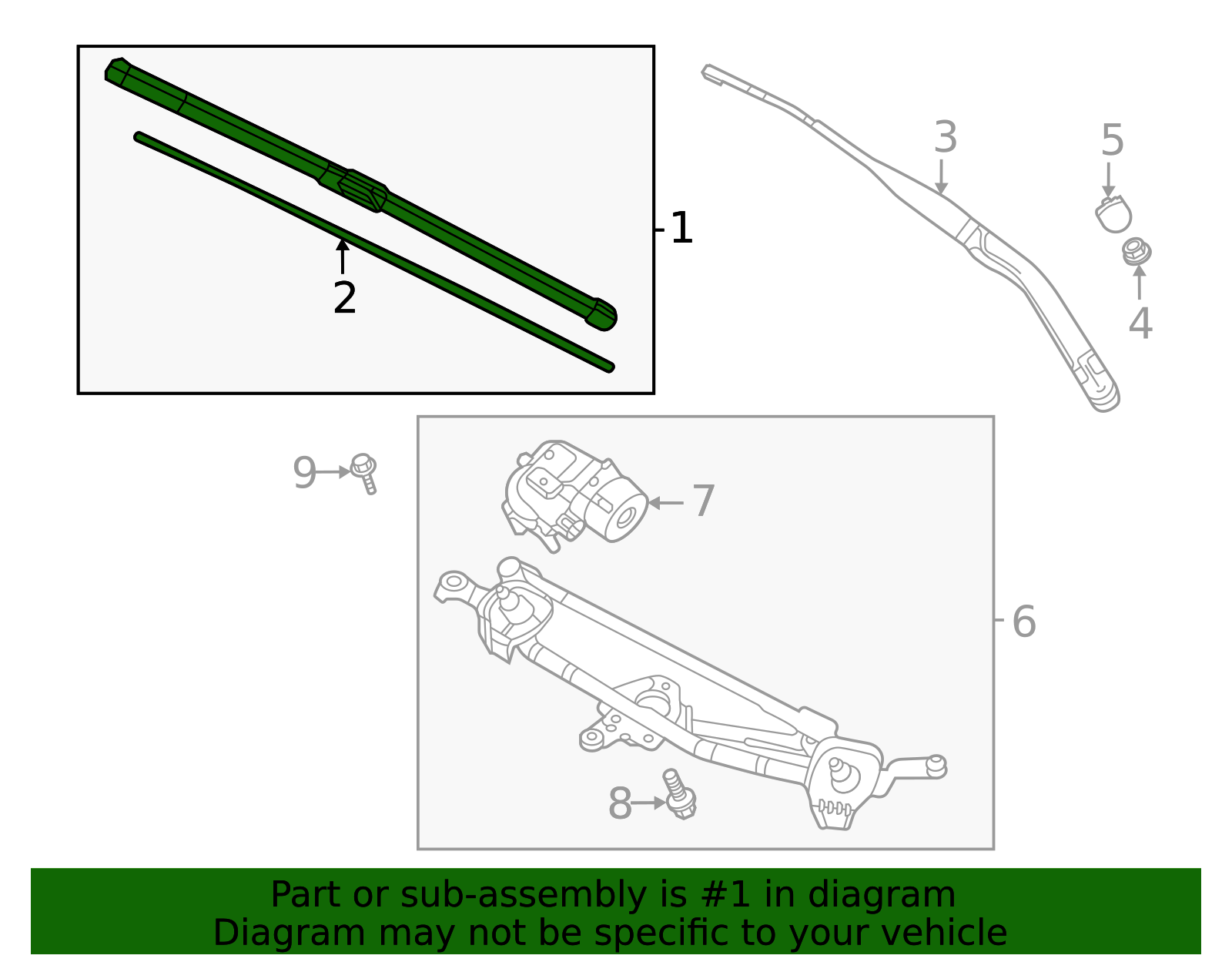 2020-2025 Mazda CX-30 Wiper Blade DGJ1-67-330 | OEM Parts Online