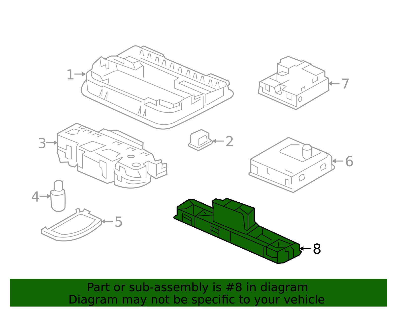 39180-TBA-A40ZB - 2019-2021 Honda Civic - Microphone Assembly Array ...