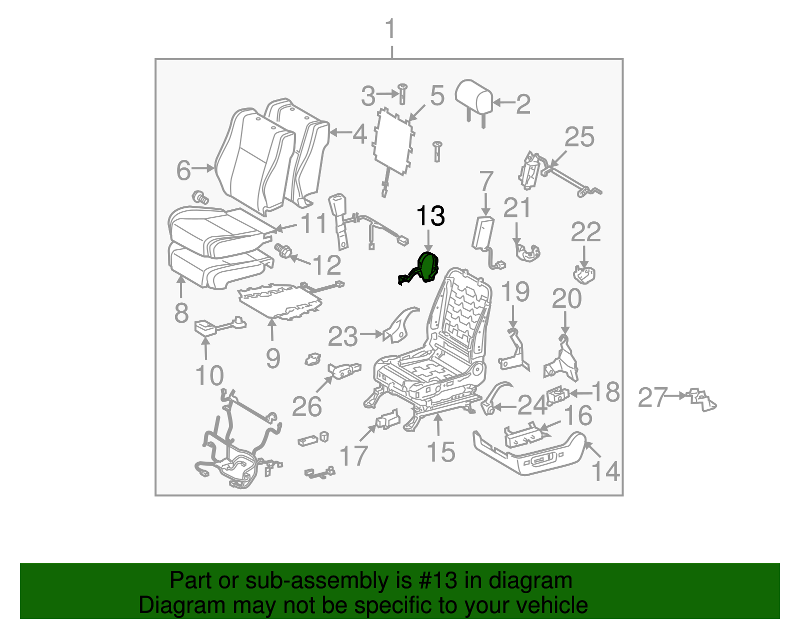 71862-AA080-C0 - 2007-2013 Toyota - Cushion Shield | Discount Parts Monster