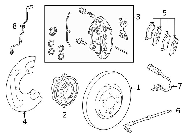 000-420-85-03 - Brake Pads Mercedes-Benz USA Parts