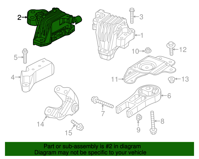 2014-2020 Jeep Cherokee Side Mount - Driver's Side (LH) 68270565AB ...