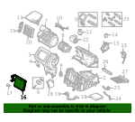 Genuine OEM Evaporator Core Part# LR115697 Fits 2019-2022 Land Rover ...
