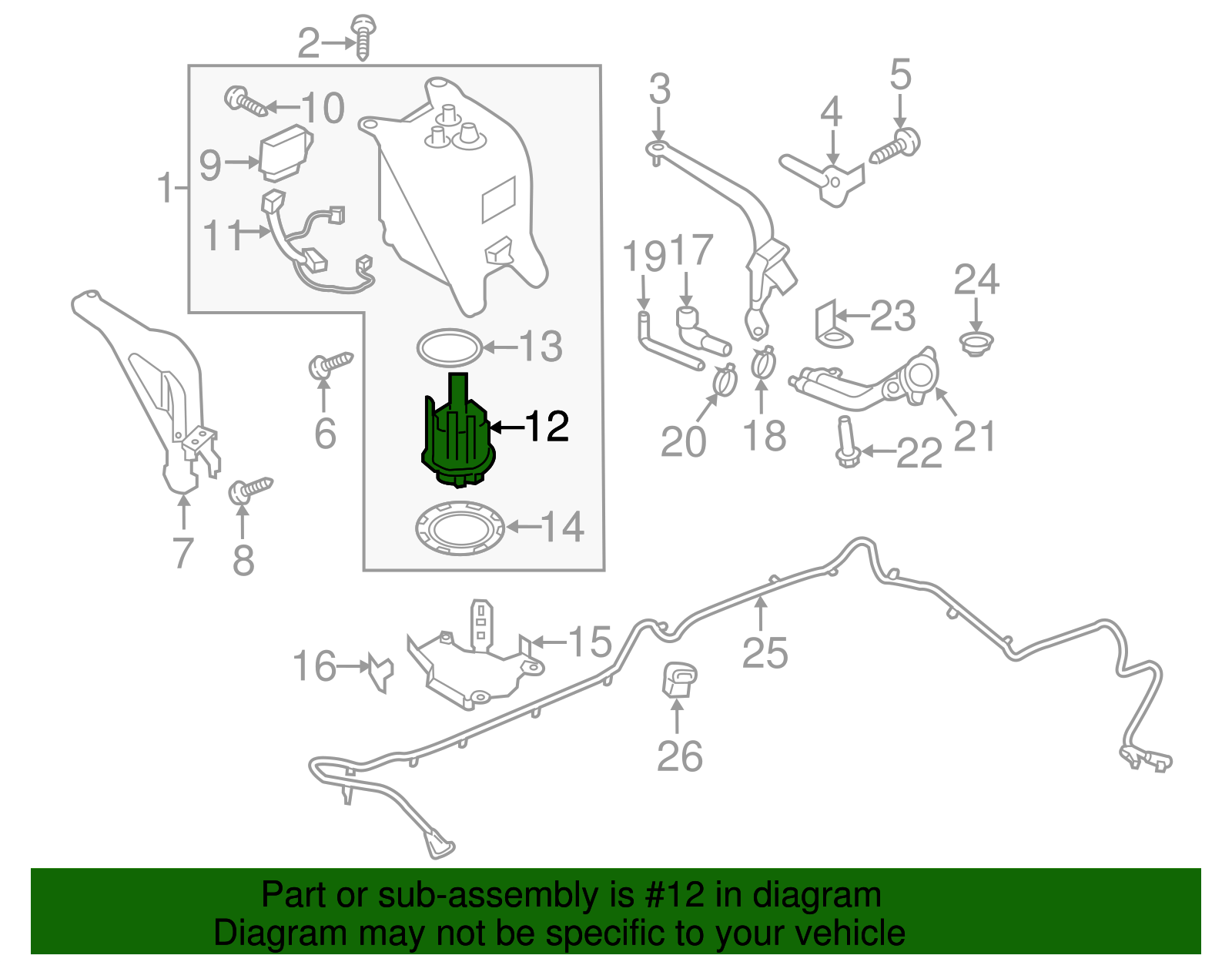 2016-2019 Nissan TITAN XD Pump 20441-EZ40A | My Nissan Part