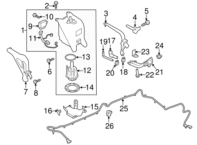 2016-2019 Nissan TITAN XD Pump 20441-EZ40A | OEM Parts Online