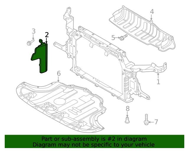29135-K0200 - Side Cover 2020-2022 Kia Soul | Kia.Parts Store