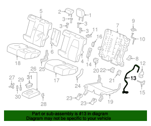 82270-TLA-A01 - Lock Cable 2017-2022 Honda CR-V | Honda Parts Online
