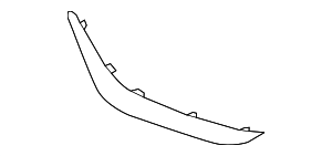 2017-2019 Kia Niro OEM NEW 2017-2019 Kia Niro Piece-Rear Bumper Side ...