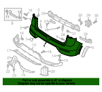2020-2021 Kia Niro Bumper Cover 86611 G5500 | QuirkParts