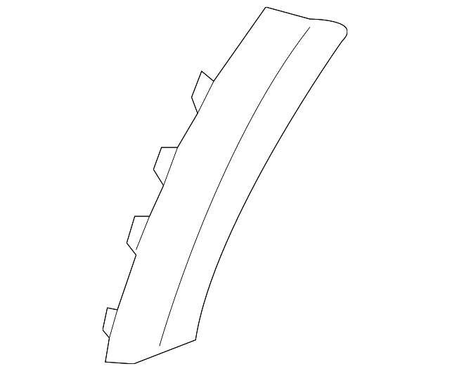 86681-G5500 - Outer Molding 2020-2022 Kia Niro | Kia.Parts Store