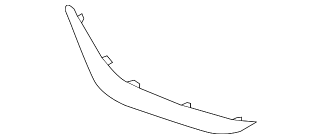 2017-2019 Kia Niro Lower Molding - Driver's Side (LH) 86627-G5000 ...