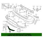 2018-2019 Kia Niro OEM NEW 2017-2019 Kia Niro Piece-Rear Bumper Side ...
