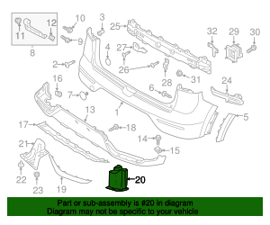 86696-G5001 - Under Cover 2017-2019 Kia Niro | Kia.Parts Store