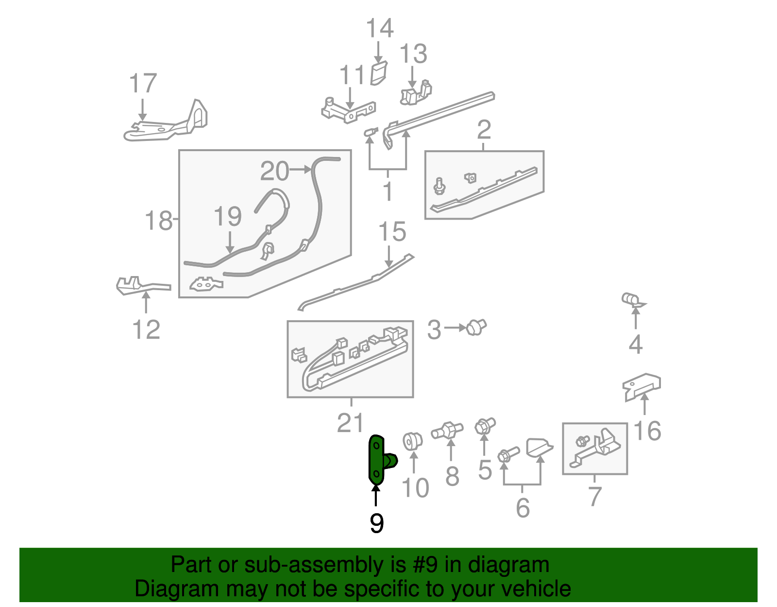2005-2010 Honda Odyssey Stopper 72506-SHJ-A01 | hondapartswd