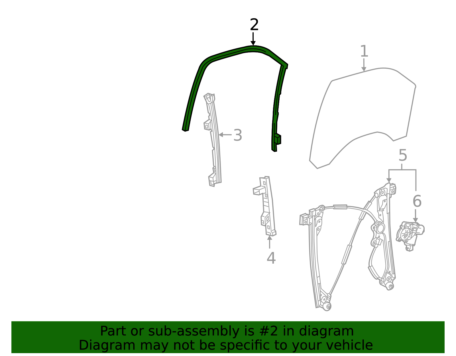84997633 - High-Quality Weatherstrip for 2021-2024 GM | AutoNation Parts