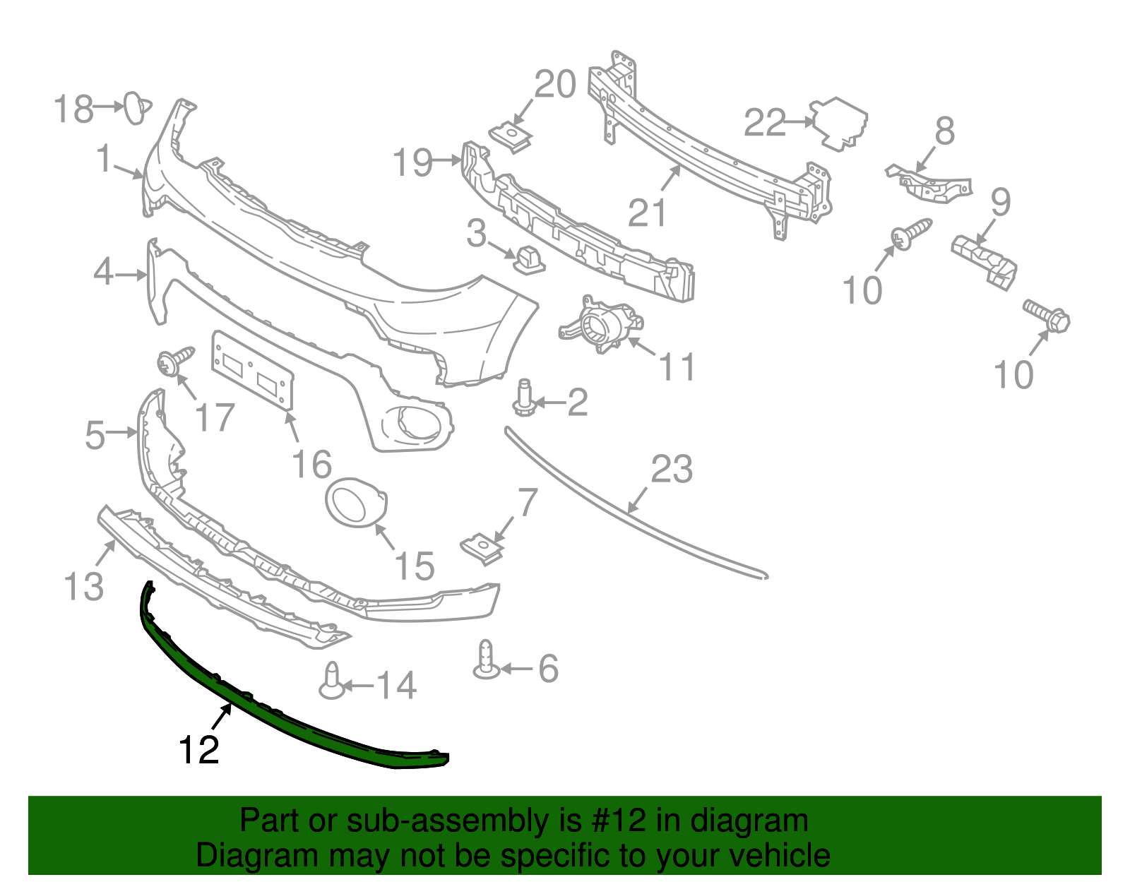 2017-2019 Kia Soul Blank Cover 86515-B2500 | Retail Performance Auto Parts