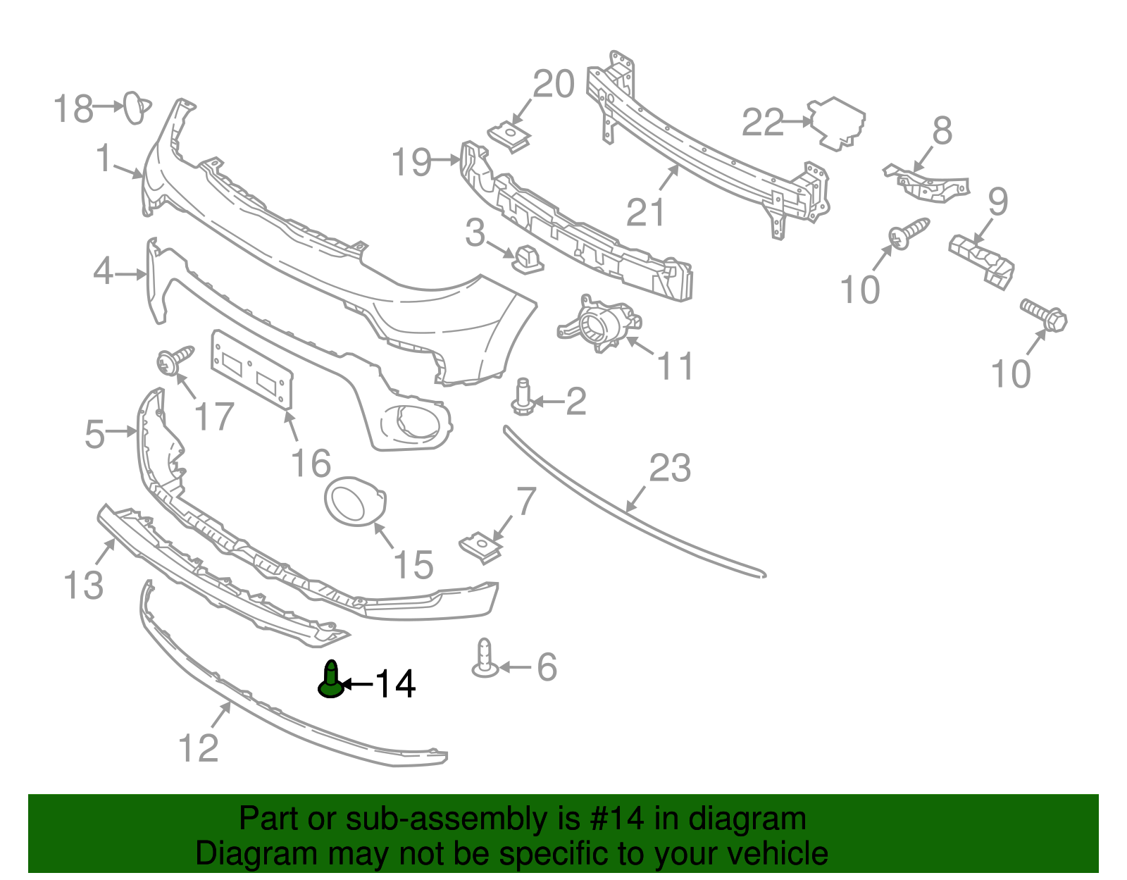 86565-B2500 - Skid Plate 2017-2019 Kia Soul | Kia.Parts Store
