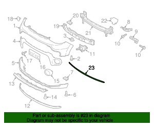 86562-B2800 - Molding 2017-2019 Kia Soul | Kia.Parts Store