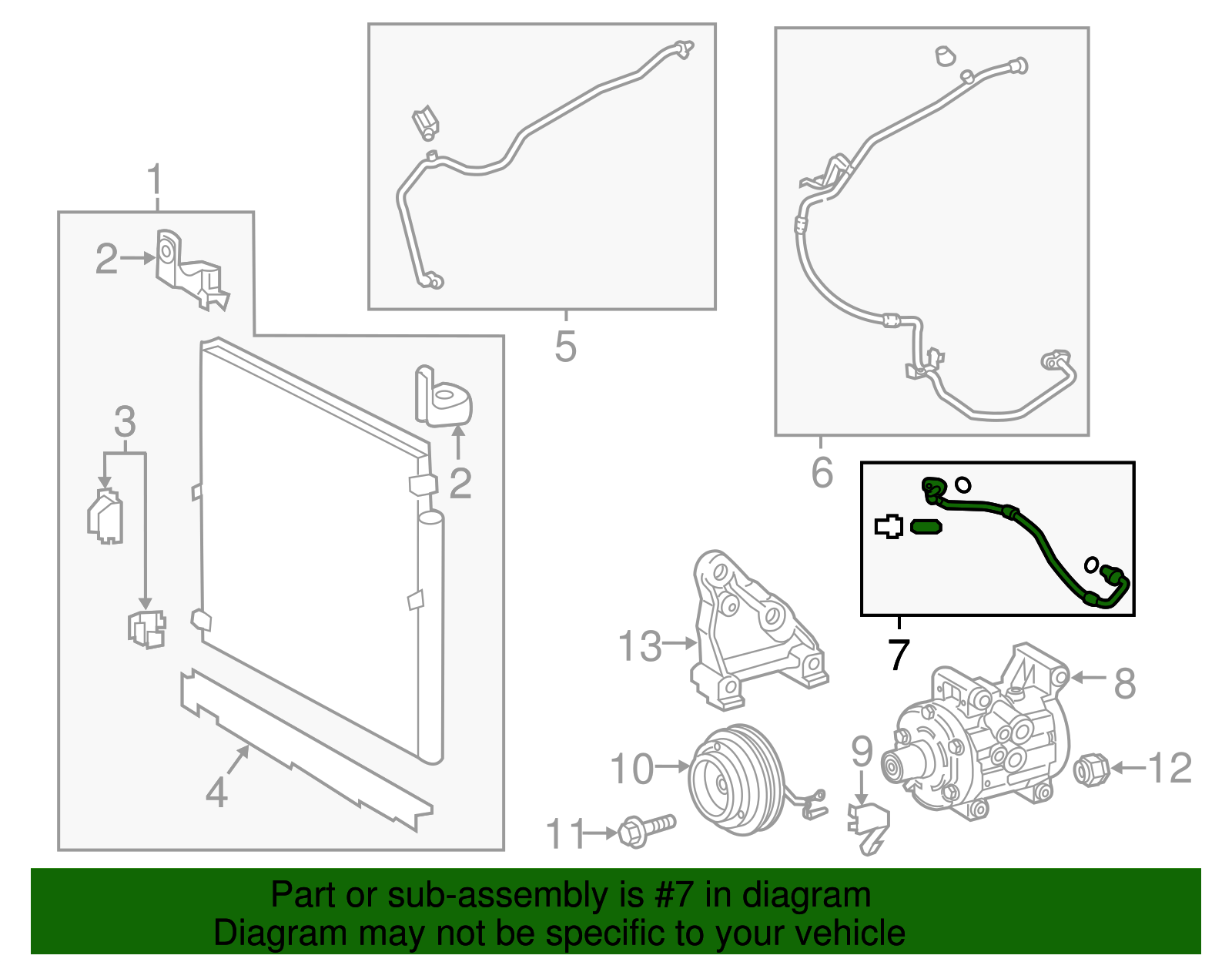 2016-2023 Toyota Tacoma Discharge Hose 88703-04030 | Toyota Parts Center